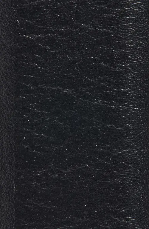 Nordstrom Angelique Leather Belt - Black- Silver