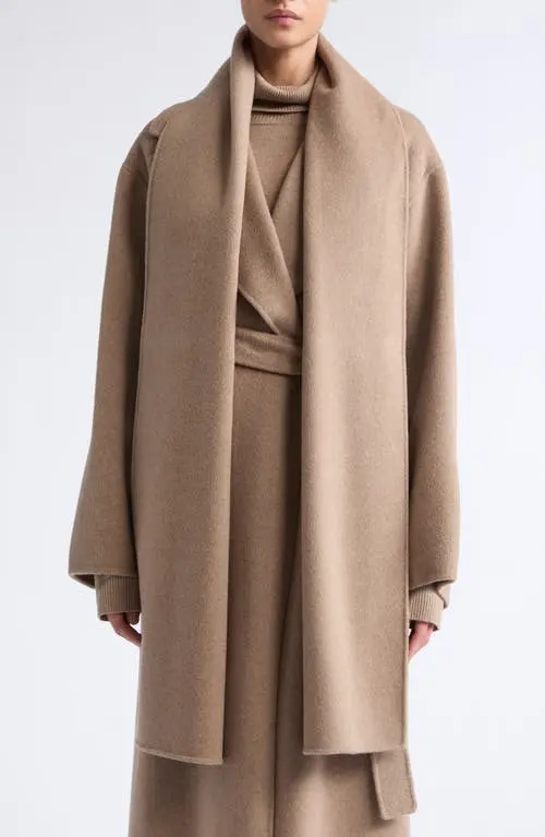 Max Mara Shawl Collar Coat - Clay