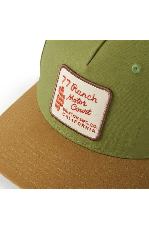 Brixton Ranch Moto Court Snapback Cap