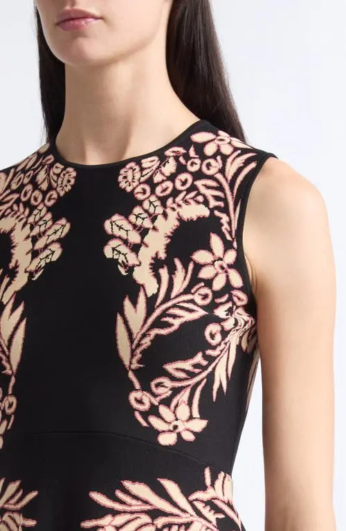 Ulla Johnson Nadira Jacquard Knit Peplum Top - Vesper