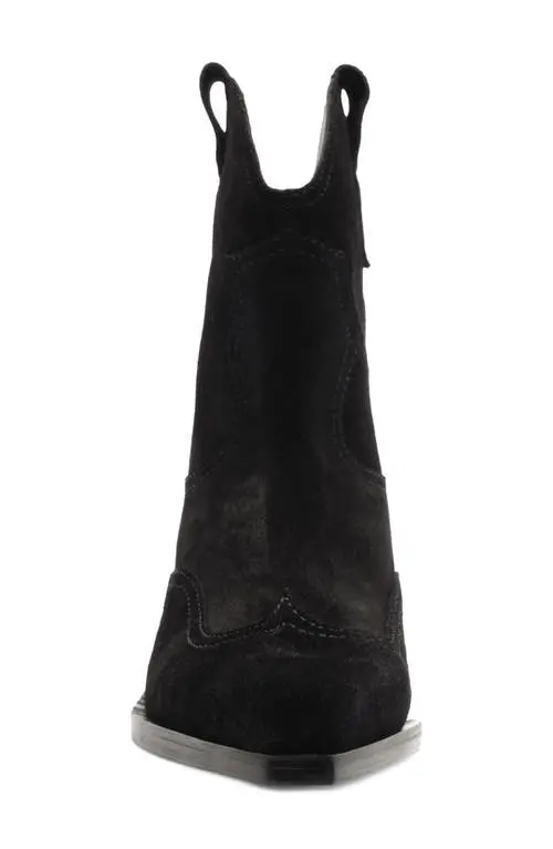 Schutz Nash Leather Bootie - Black