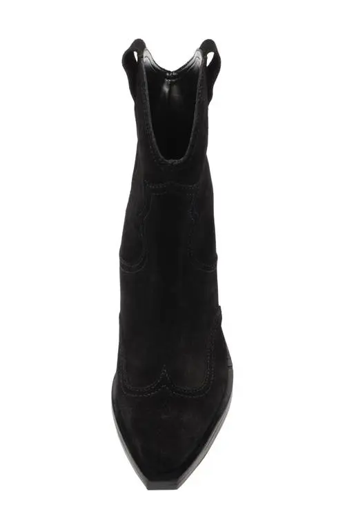 Schutz Nash Leather Bootie - Black