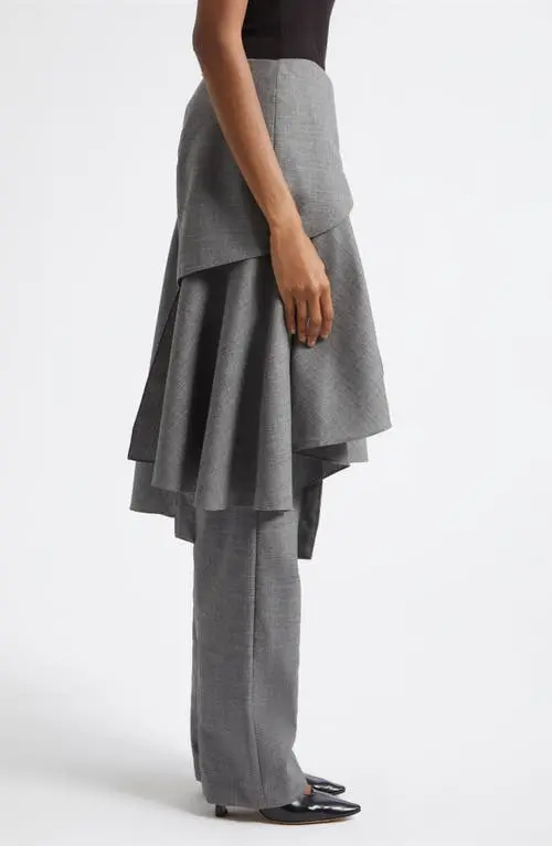 DIOTIMA Cheval Wool Peplum Pants