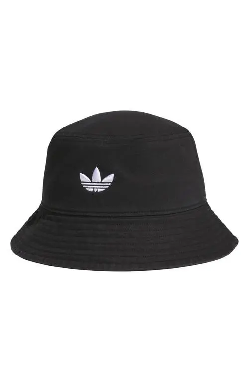 Adidas Trefoil Bucket Hat - Black/white