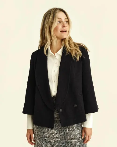 CARTOLINA Lilliana Pebbled Crepe Button-up Blouse