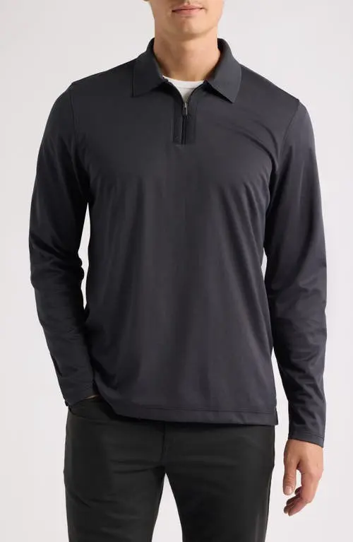 Johnston & Murphy Cochran Long Sleeve Zip Polo