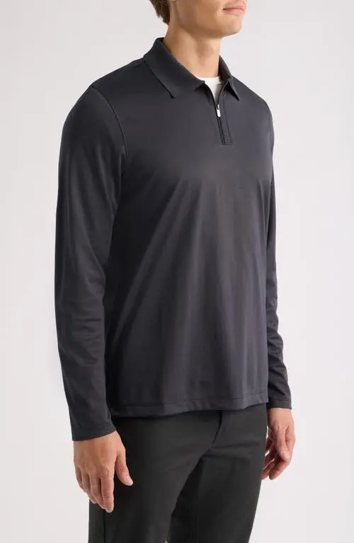 Johnston & Murphy Cochran Long Sleeve Zip Polo