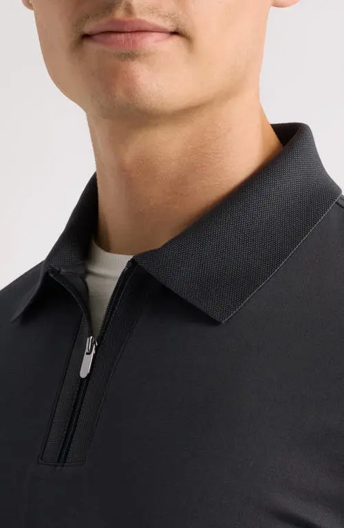 Johnston & Murphy Cochran Long Sleeve Zip Polo