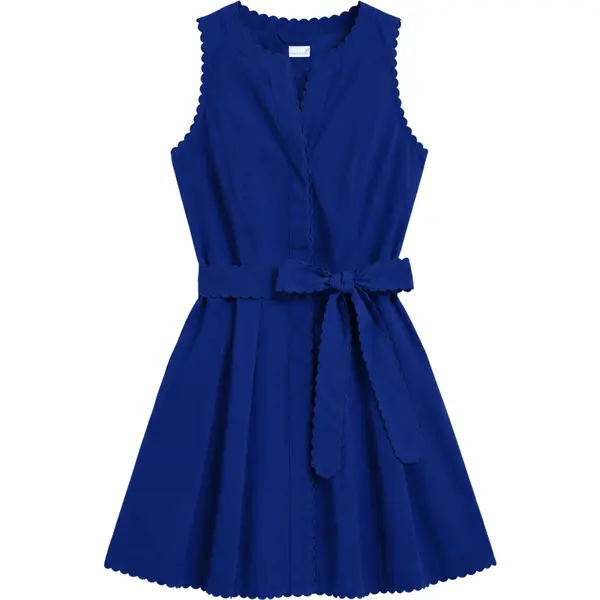 CARTOLINA Hadley Cotton Poplin Romper - Royal Blue