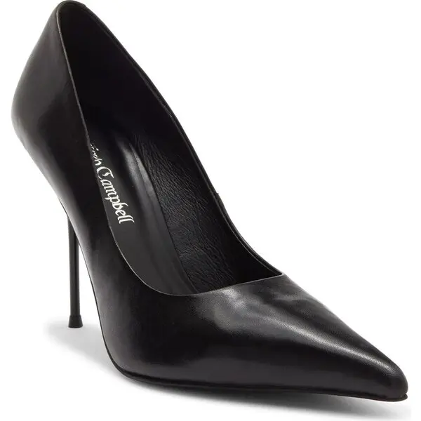 Jeffrey Campbell Pucker Pointed Toe Pump - Black