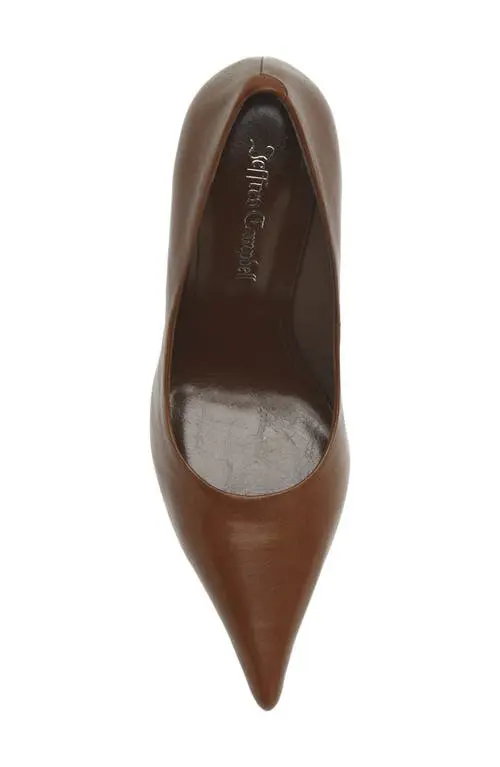 Jeffrey Campbell Pucker Pointed Toe Pump - Brown