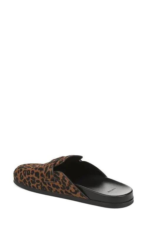 Vince Leon Genuine Calf Hair Loafer Mule