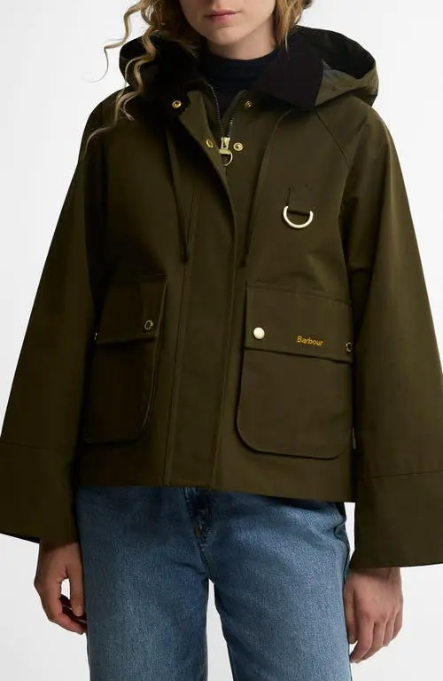 Barbour Terrington Showerproof Jacket - Olive/shadow Classic