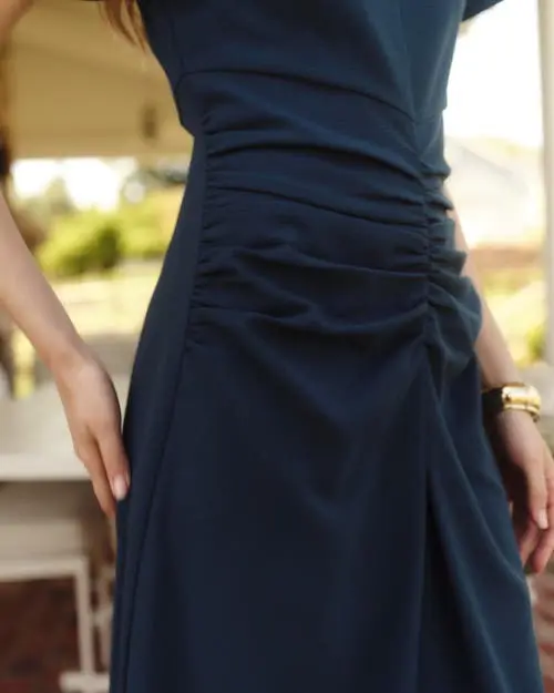 CARTOLINA Tanya Crepe Midi Dress