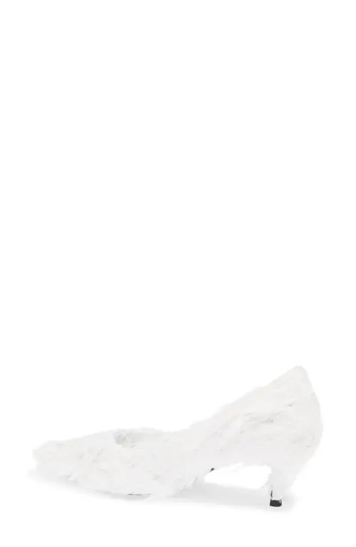 Jeffrey Campbell Nesting Pointed Toe Pump - White