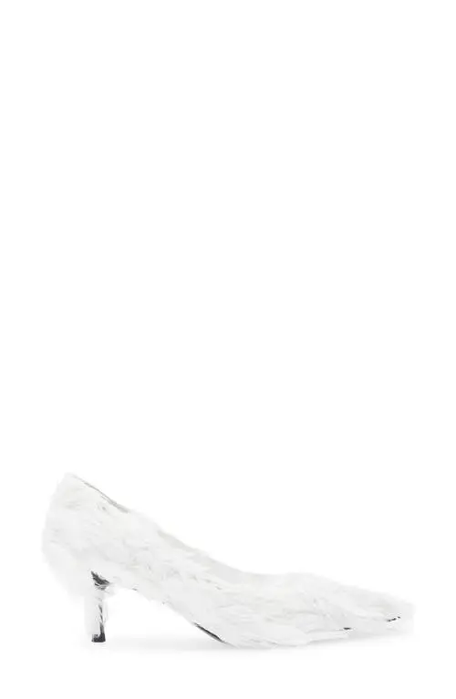Jeffrey Campbell Nesting Pointed Toe Pump - White