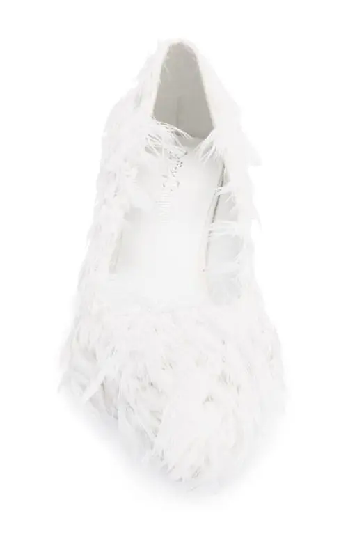 Jeffrey Campbell Nesting Pointed Toe Pump - White