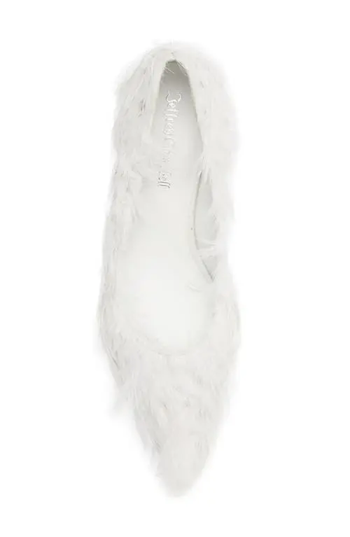 Jeffrey Campbell Nesting Pointed Toe Pump - White