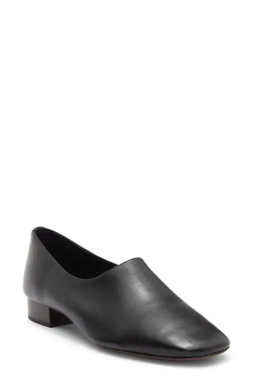 Jeffrey Campbell Common Faux Leather Flat - Black