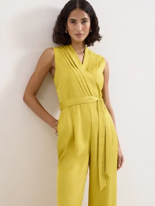 PHASE EIGHT Taylor High-waist Wrap Jumpsuit