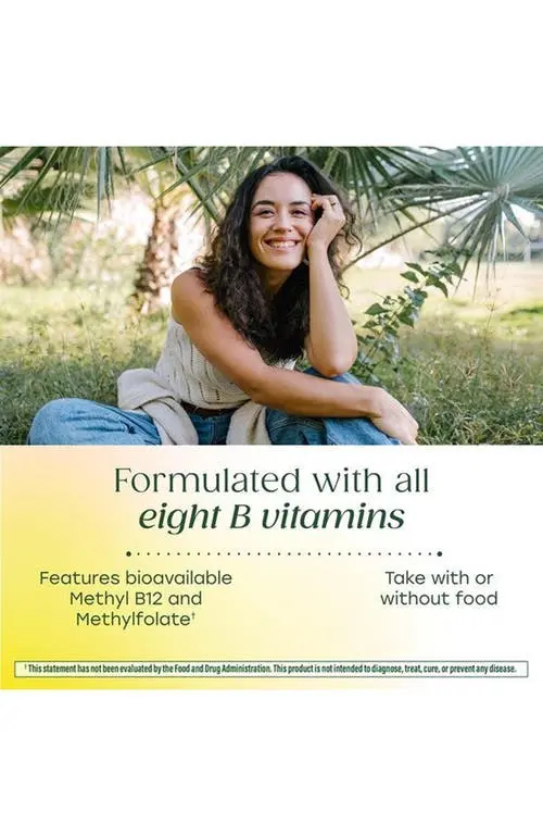 MEGAFOOD Balanced B Complex With All 8 B Vitamins, Vegan