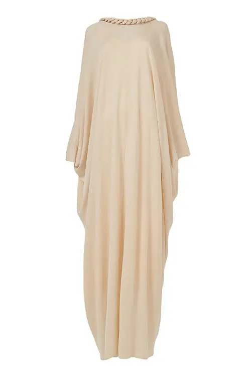 LEEM Knit Covered Chain Detail Kaftan