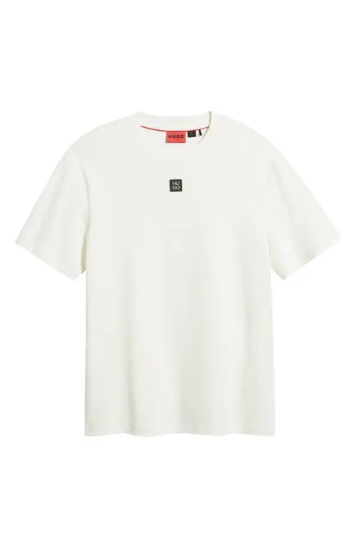 Hugo Dalile Logo Badge Cotton T-shirt