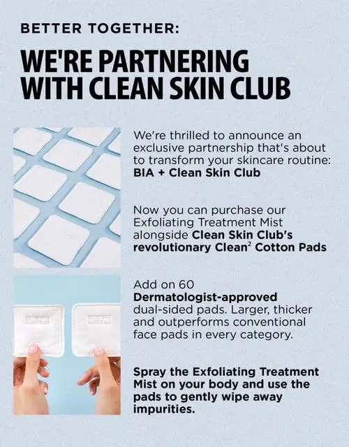 BARE IT ALL Exfoliating Treatment Mist Clinical Grade