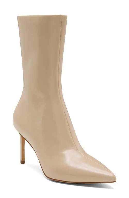Jeffrey Campbell Everynite Pointed Toe Stiletto Bootie - Light Beige