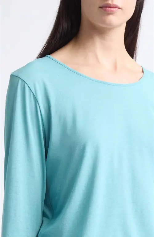 LESET Milo Long Sleeve Cotton Jersey T-shirt