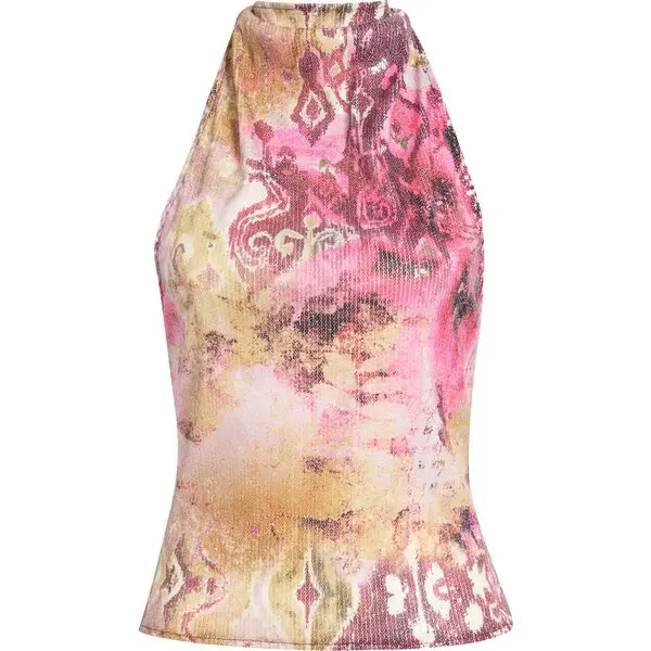 JADED LONDON Zene Sequin Top - Pink