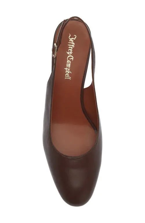 Jeffrey Campbell Mitsi Slingback Pump - Brown