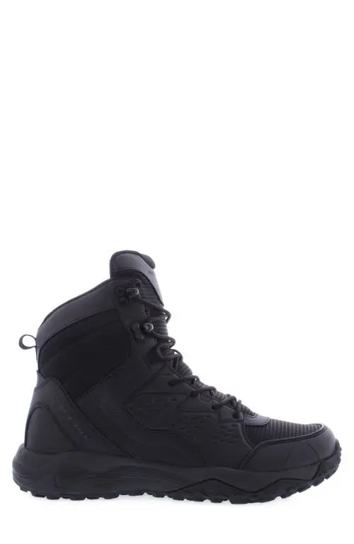 Creative Recreation Tactie Le Leather Combat Boot - Black/black
