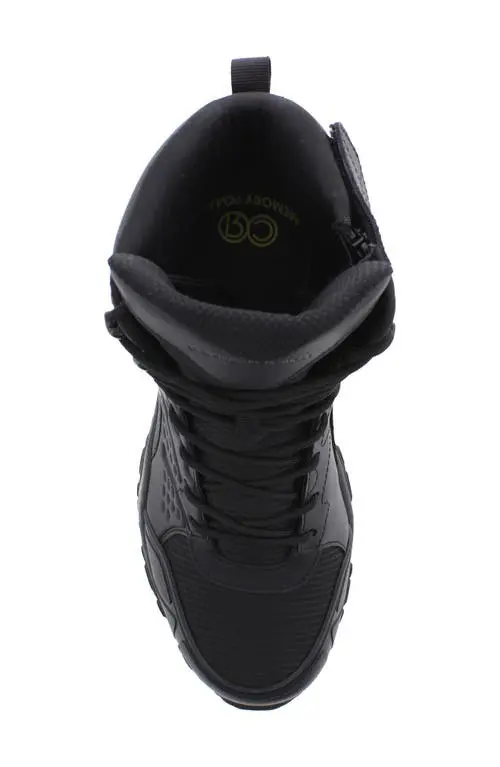Creative Recreation Tactie Le Leather Combat Boot - Black/black