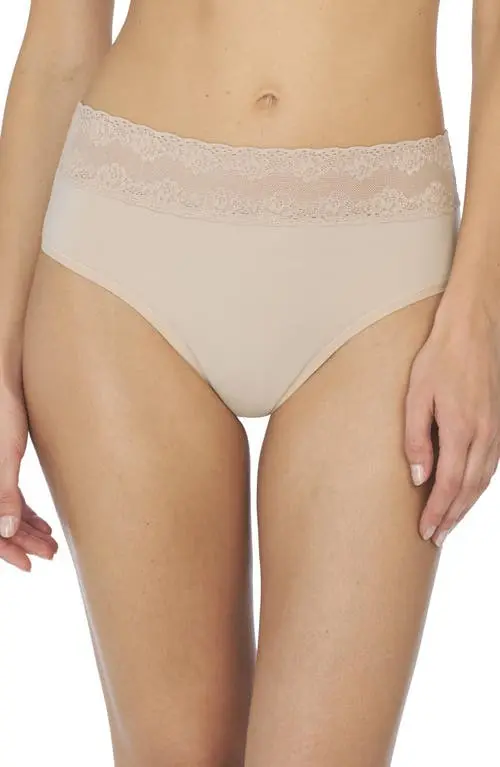 Natori Bliss Perfection High Rise Thong 2-pack - Cafe