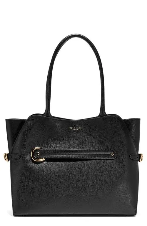 Cole Haan Vivianne Leather Tote - Black