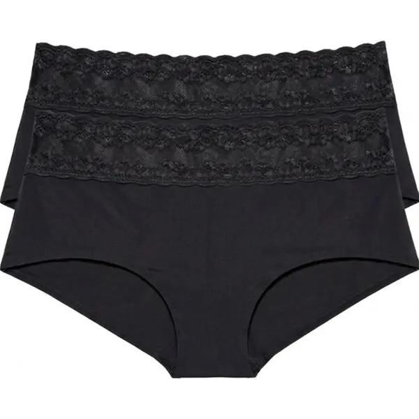 Natori Bliss Perfection Boyshort 2-pack - Black