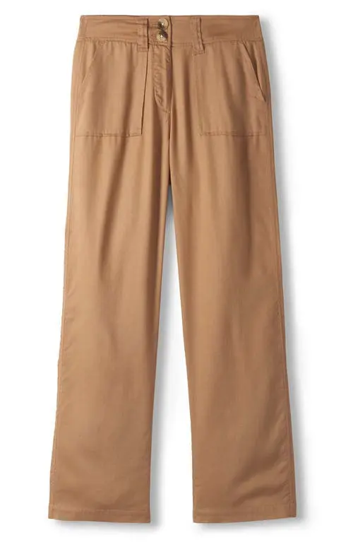 HATLEY Wide Leg Tencel Lyocell Pants