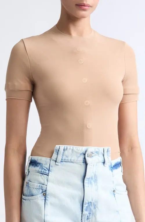 MAISON MARGIELA Fusion Jersey T-shirt - Beige