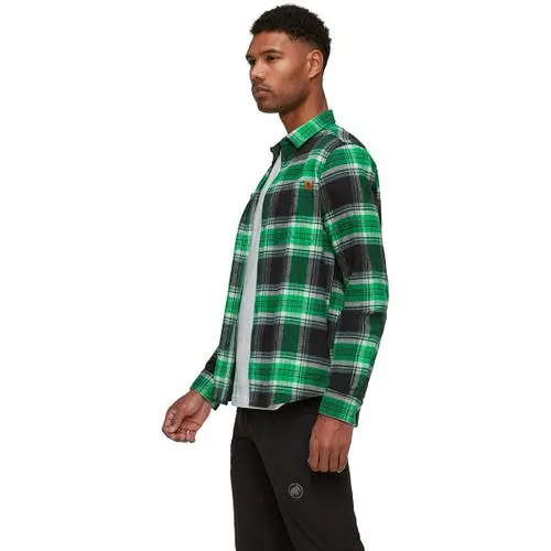 MAMMUT Trovat Long-sleeve Shirt - Black/pinea