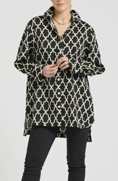 SHIRTY Marnie Oversized Printed Shirt