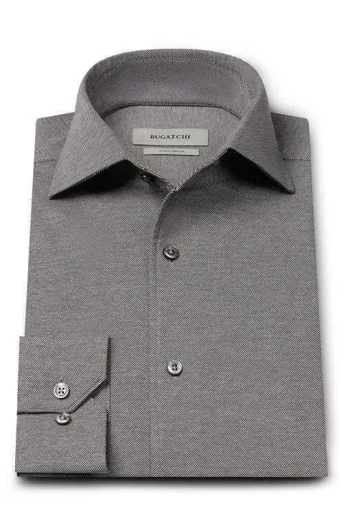 Bugatchi Ooohcotton Devon Performance Shirt - Black