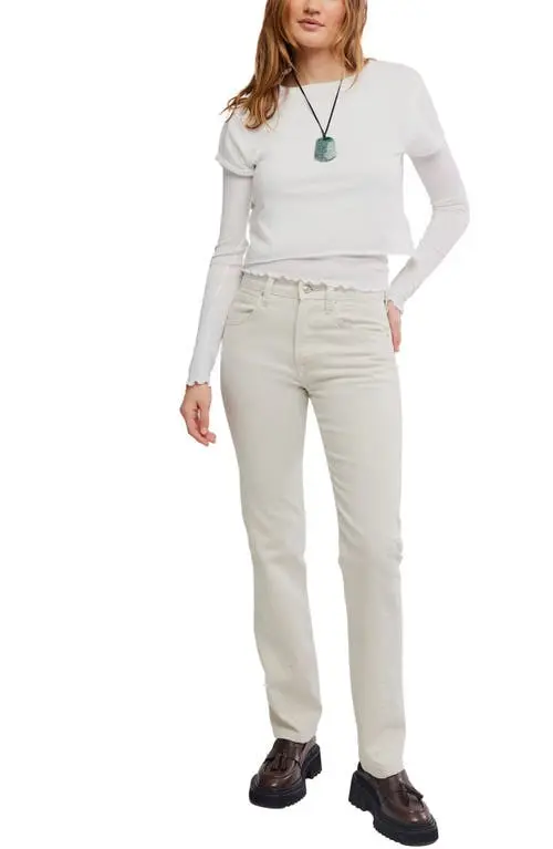 Free People Edie High Waist Tapered Leg Jeans