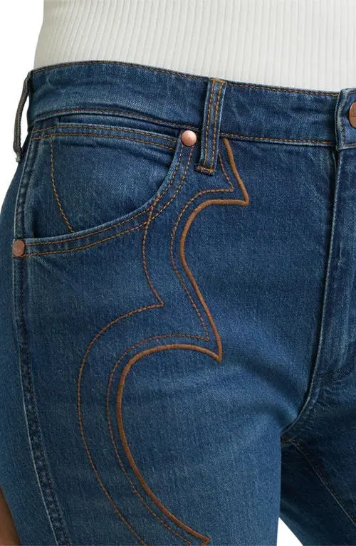 Wrangler 70s Flare Western Stitch High Waist Flare Jeans