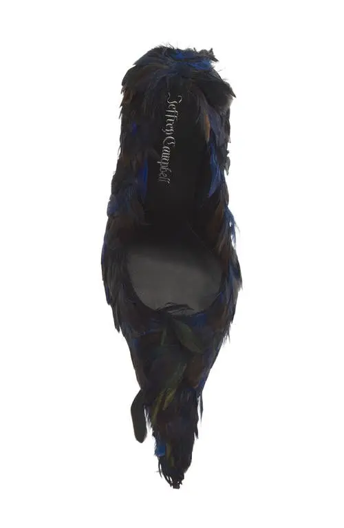 Jeffrey Campbell Plumage Pointed Toe Pump - Khaki Multi