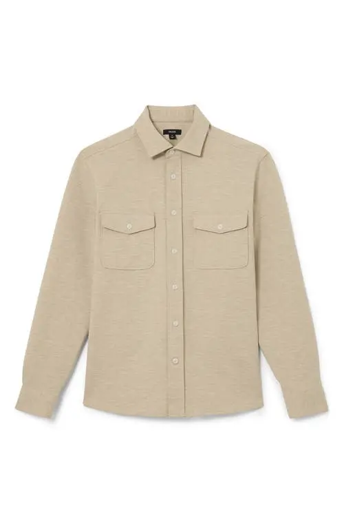 REISS Mcshane Shirt Jacket - Oatmeal
