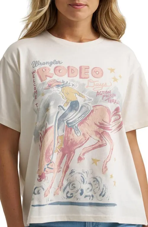 Wrangler Rodeo Days Graphic T-shirt - Egret