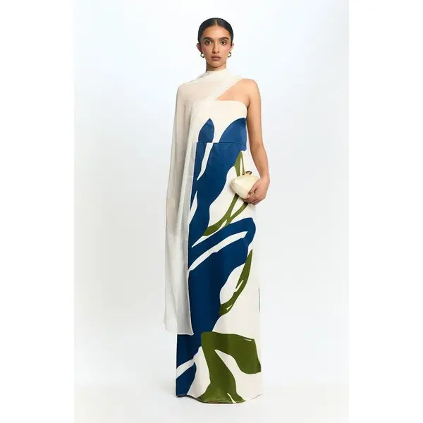 DIARRABLU Strapless Shawl Dress Lilo In Fsc Viscose