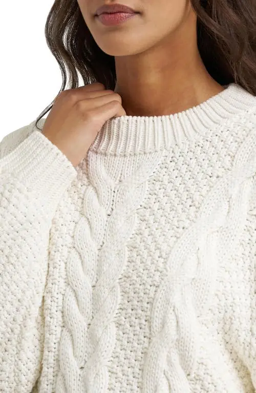 Wrangler Heritage Cable Crewneck Sweater