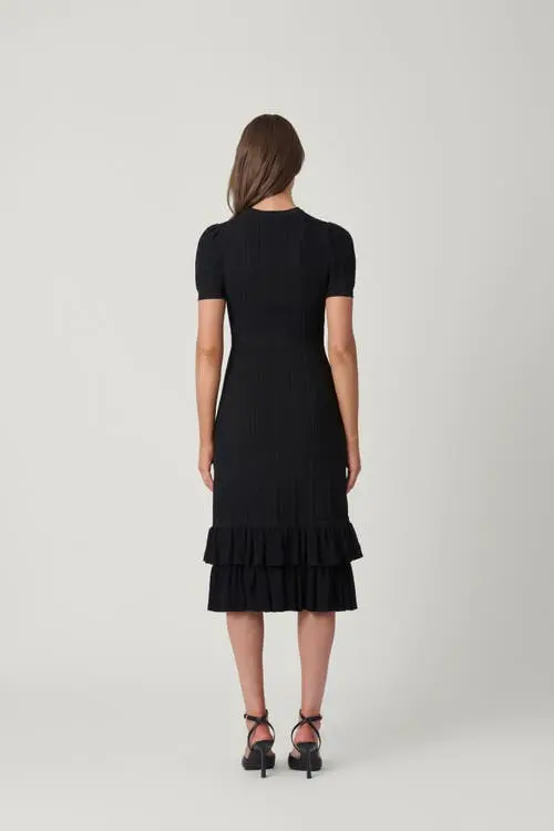 Shoshanna Pointelle Knit Savannah Dress